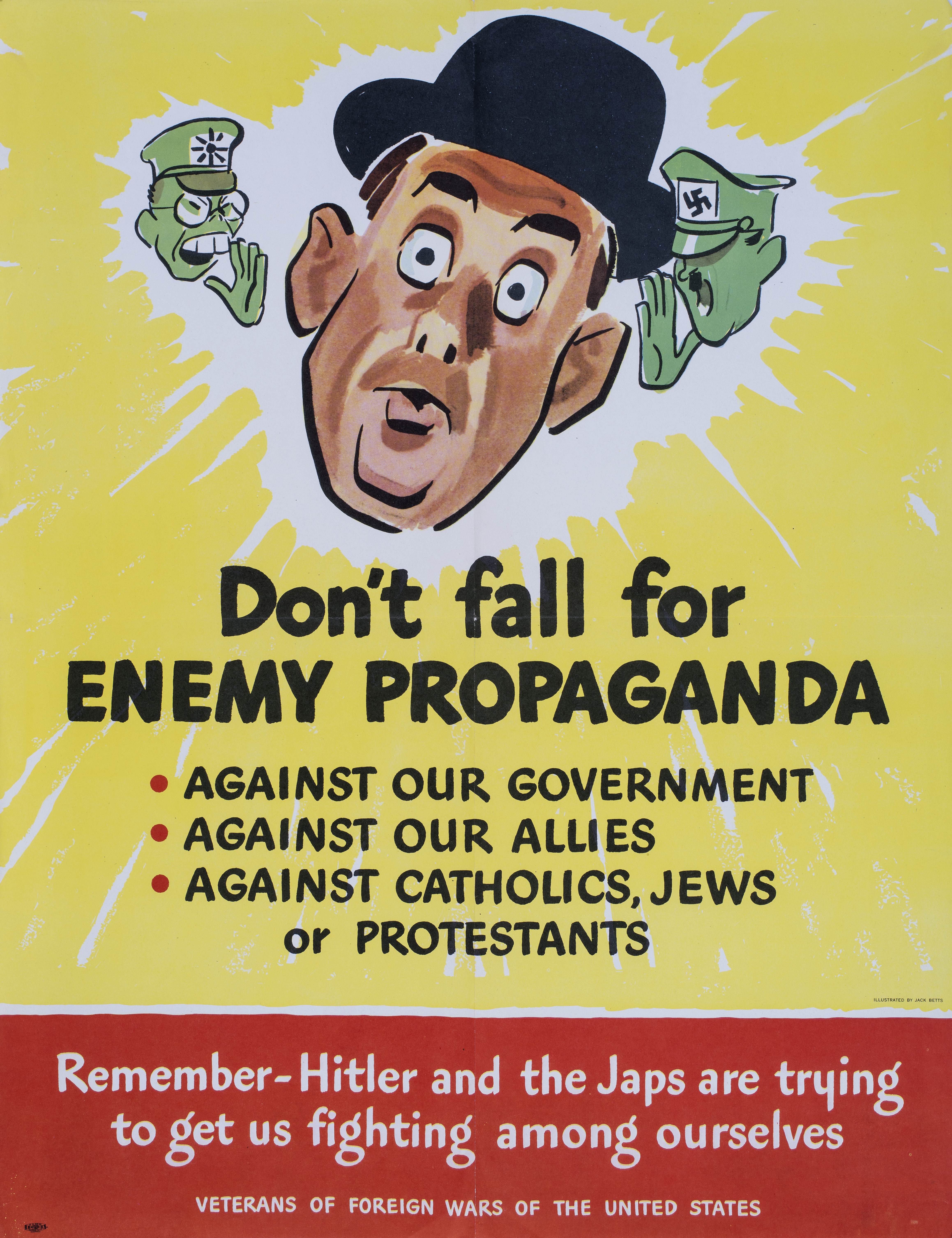 Don't fall for enemy propaganda | Gilder Lehrman Institute of American ...