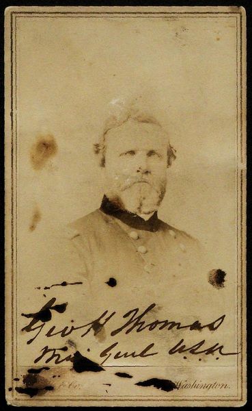 [Carte de visite of George Henry Thomas] | Gilder Lehrman Institute of ...
