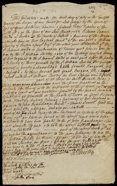 [Land indenture] | Gilder Lehrman Institute of American History