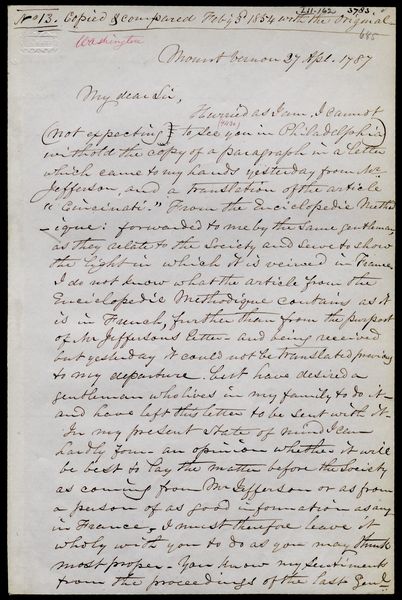 to Henry Knox | Gilder Lehrman Institute of American History