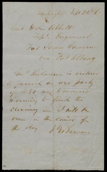 to Henry L. Abbott | Gilder Lehrman Institute of American History