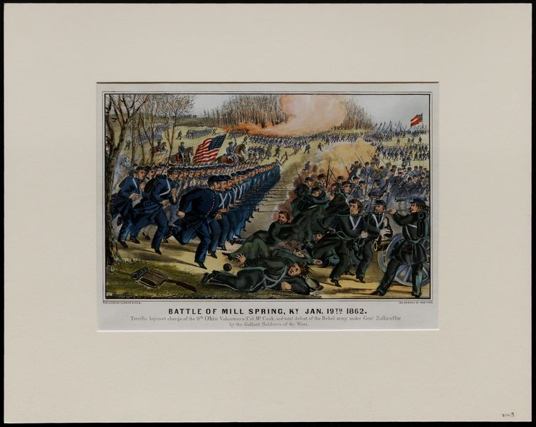 Battle of Mill Spring, Ky. Jan 19th 1862 | Gilder Lehrman Institute of ...