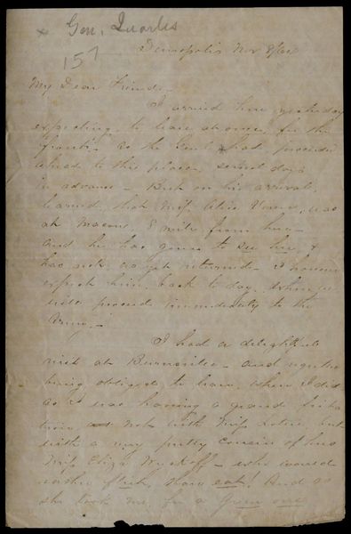 From "I.D.S." (member of Genl. William Quarles Staff) | Gilder Lehrman ...