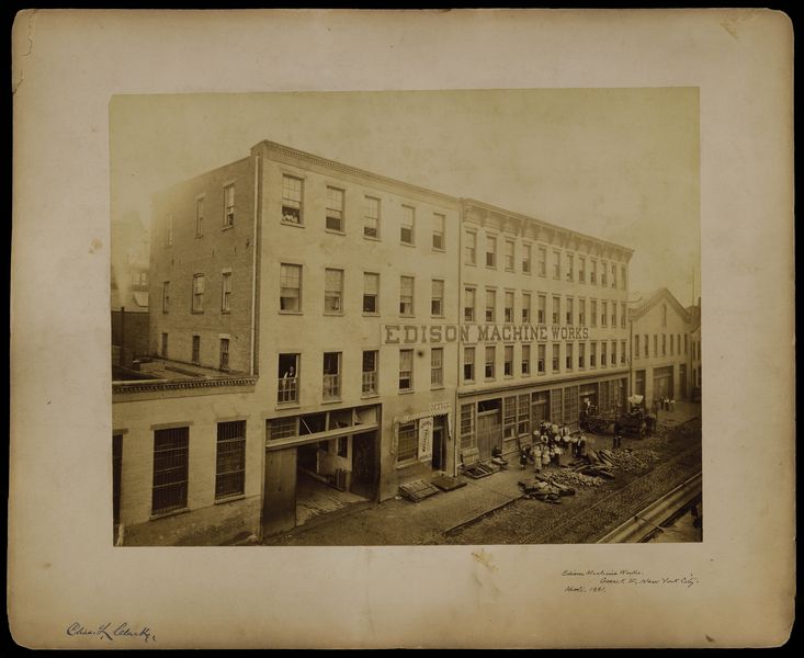 [Photograph of Edison Machine Works building] | Gilder Lehrman ...